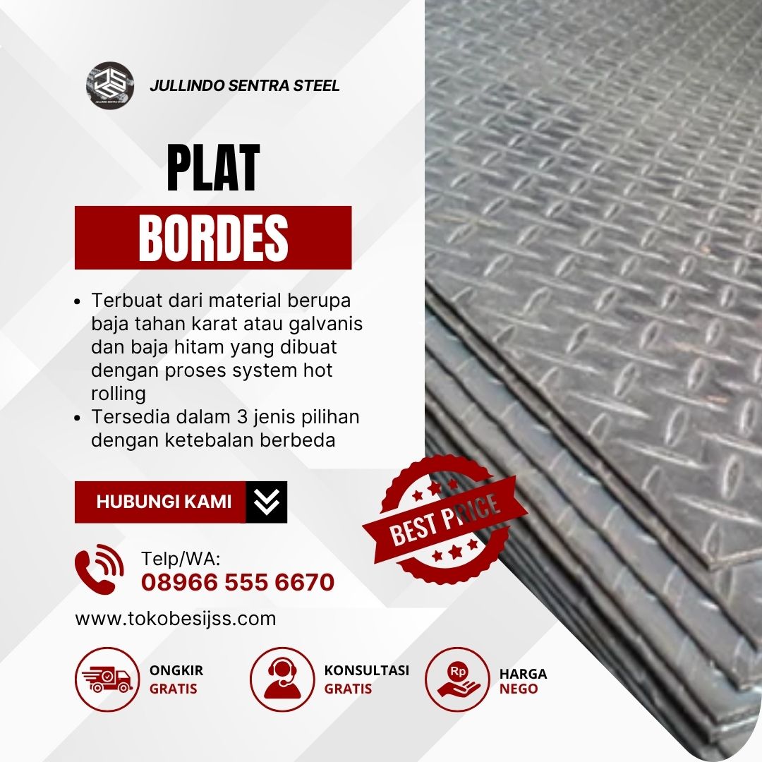 Plat Bordes | Toko Besi JSS